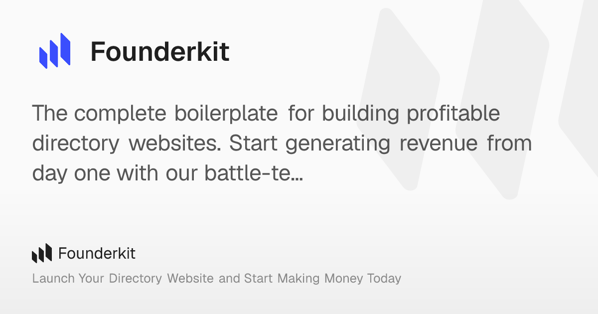 Launch Your Directory Website and Start Making Money Today – Founderkit